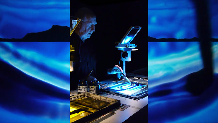 Live Kinetic painting to "The Sea" (Jura) - TeachRock